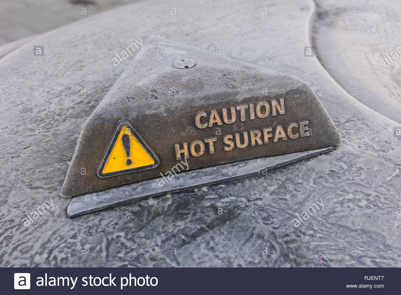 Caution Hot Surface Sign High Resolution Stock Photography and Images ...