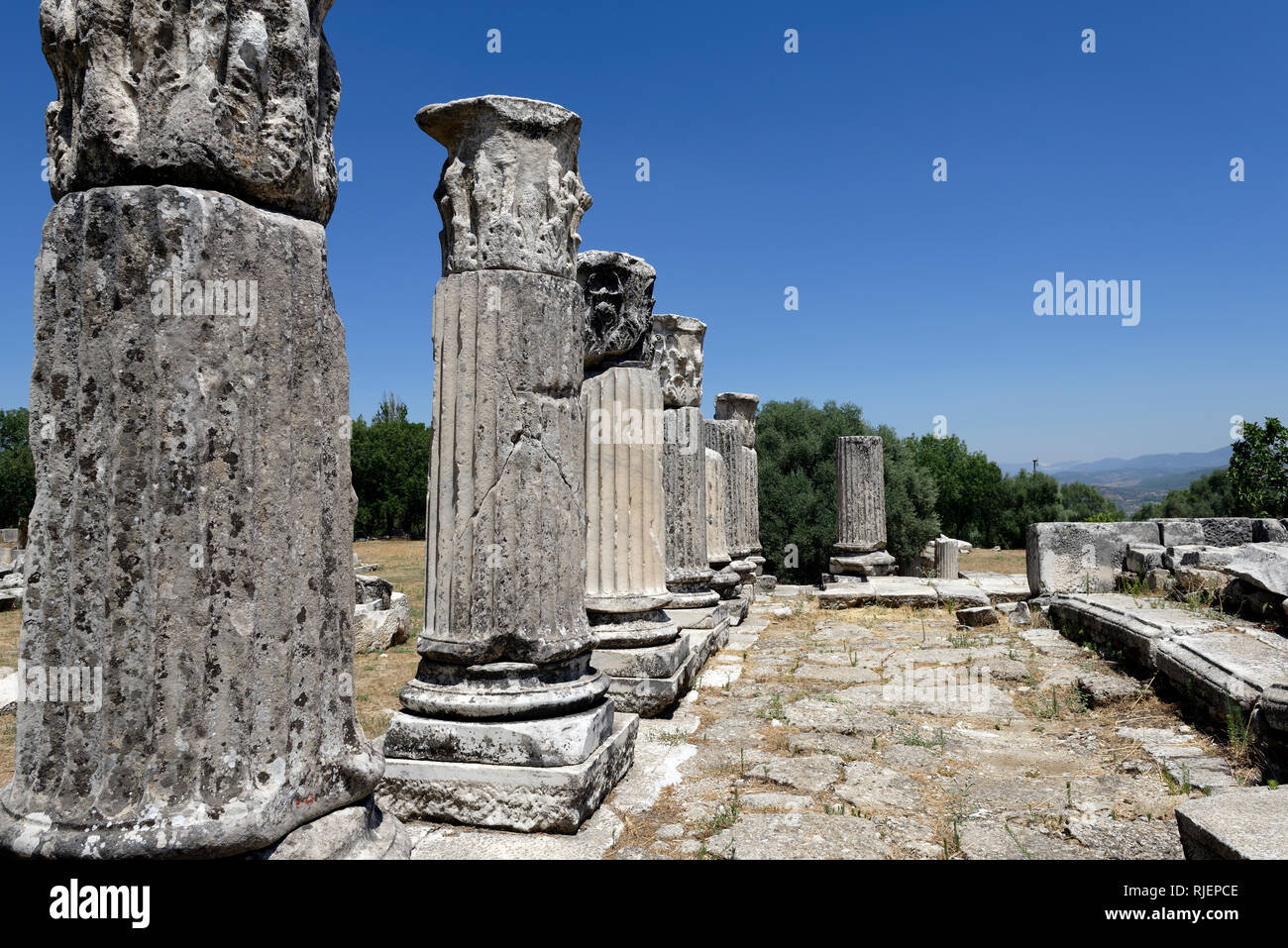 The temple of Hecate (Hekate) which dates from the 2nd century BC ...
