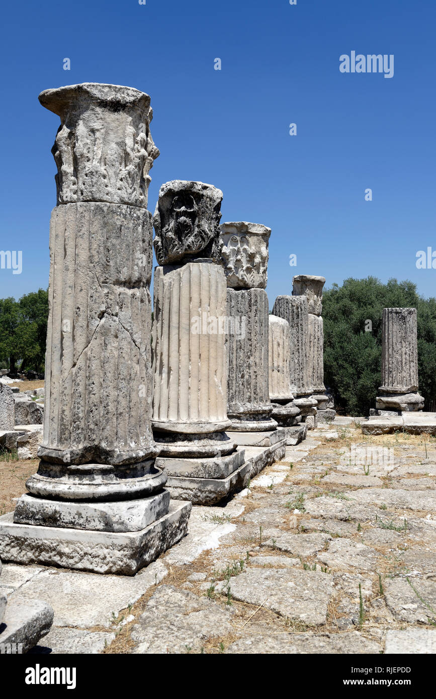The temple of Hecate (Hekate) which dates from the 2nd century BC ...