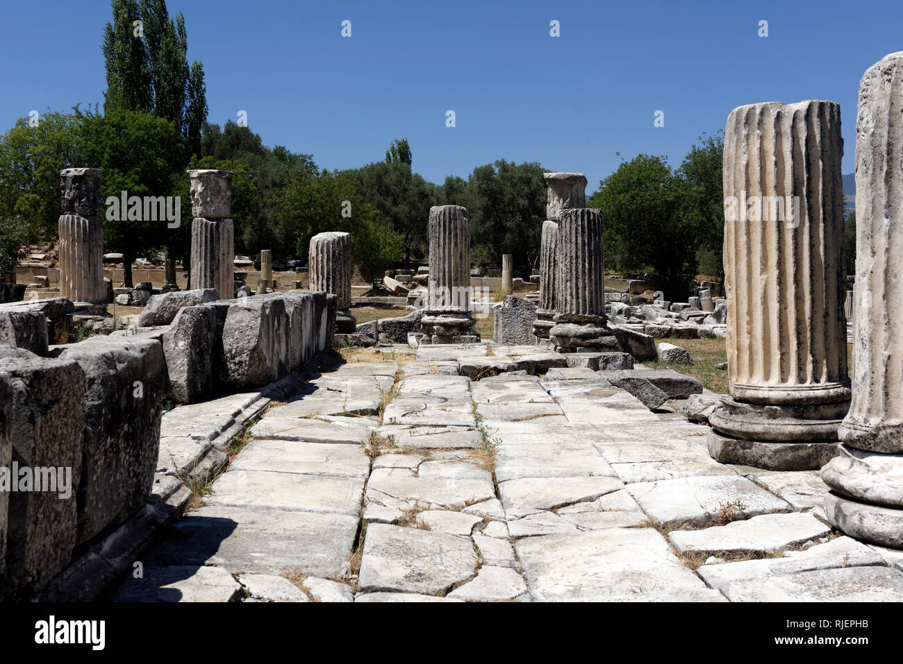 The temple of Hecate (Hekate) which dates from the 2nd century BC ...