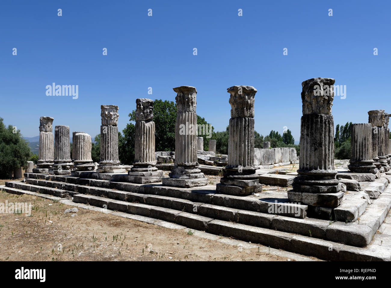 The temple of Hecate (Hekate) which dates from the 2nd century BC ...