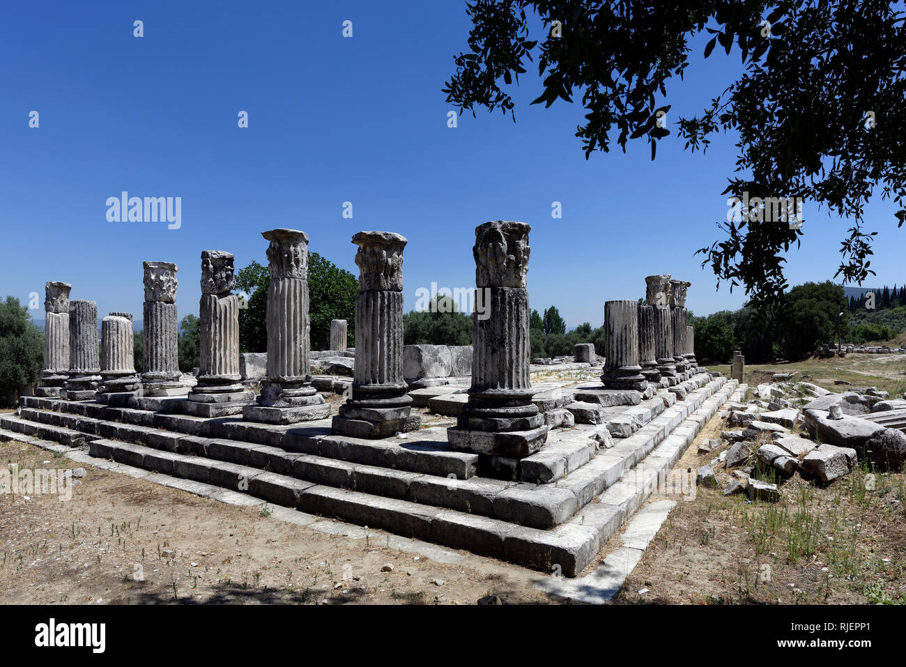 The temple of Hecate (Hekate) which dates from the 2nd century BC ...