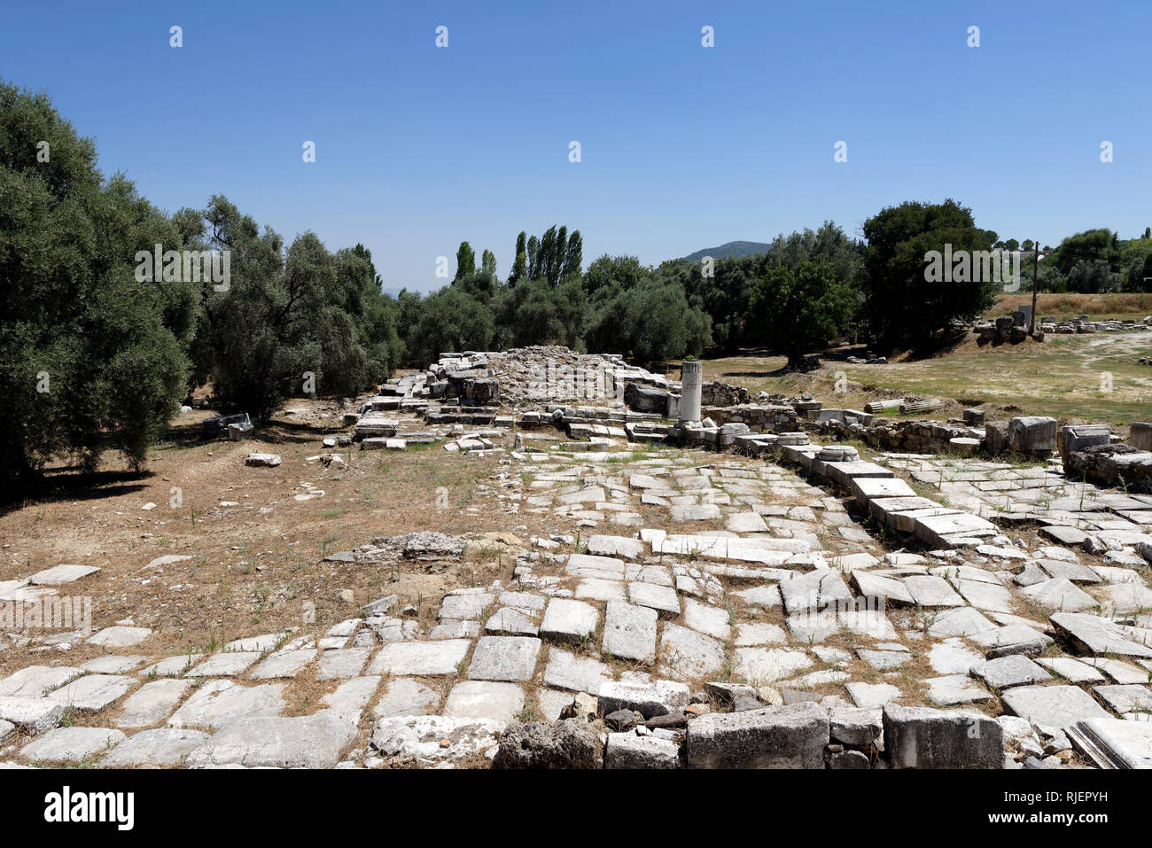 The Altar where animal sacrifices to Hecate (Hekate) a goddess of Greek ...