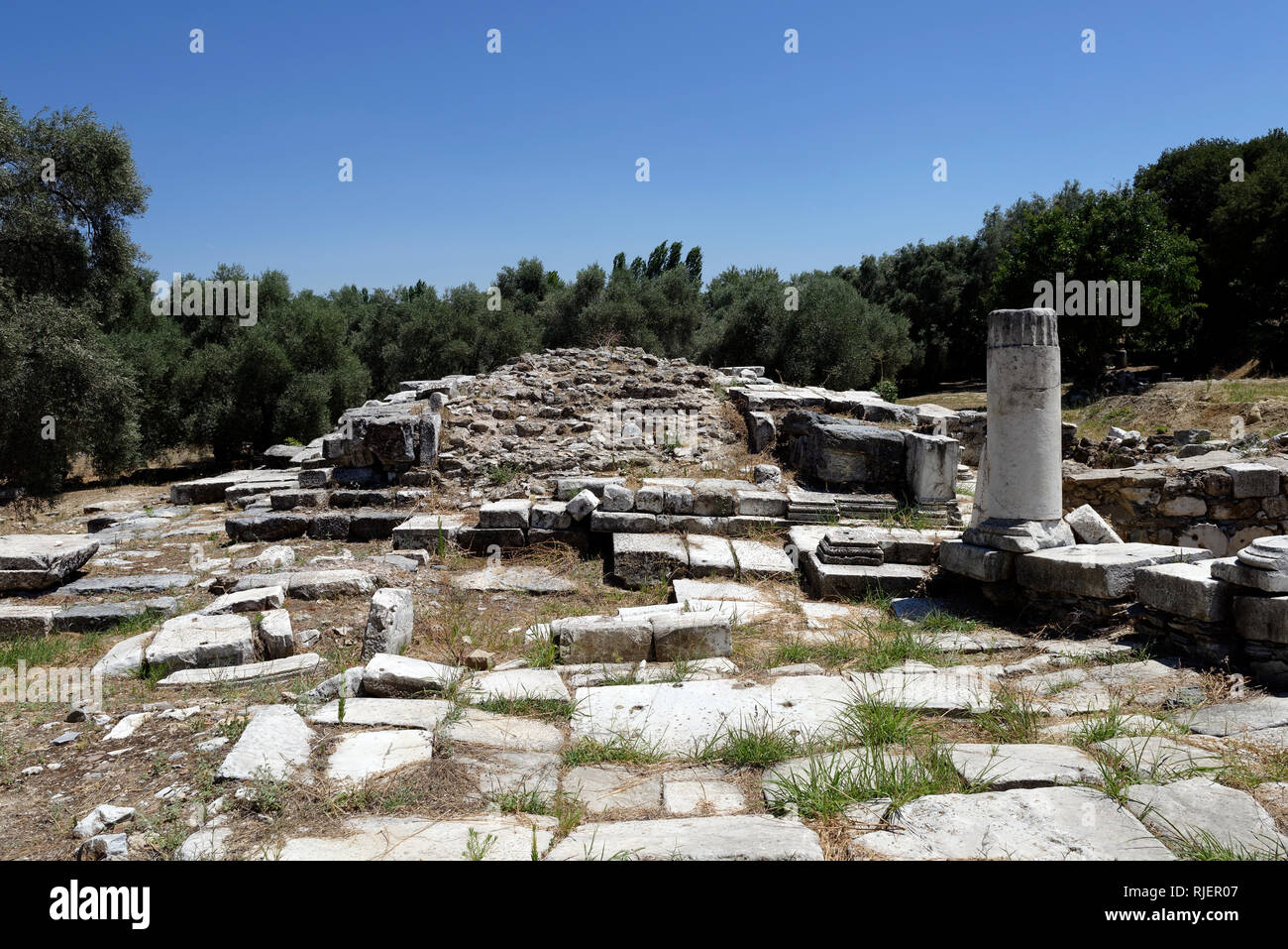The Altar where animal sacrifices to Hecate (Hekate) a goddess of Greek ...