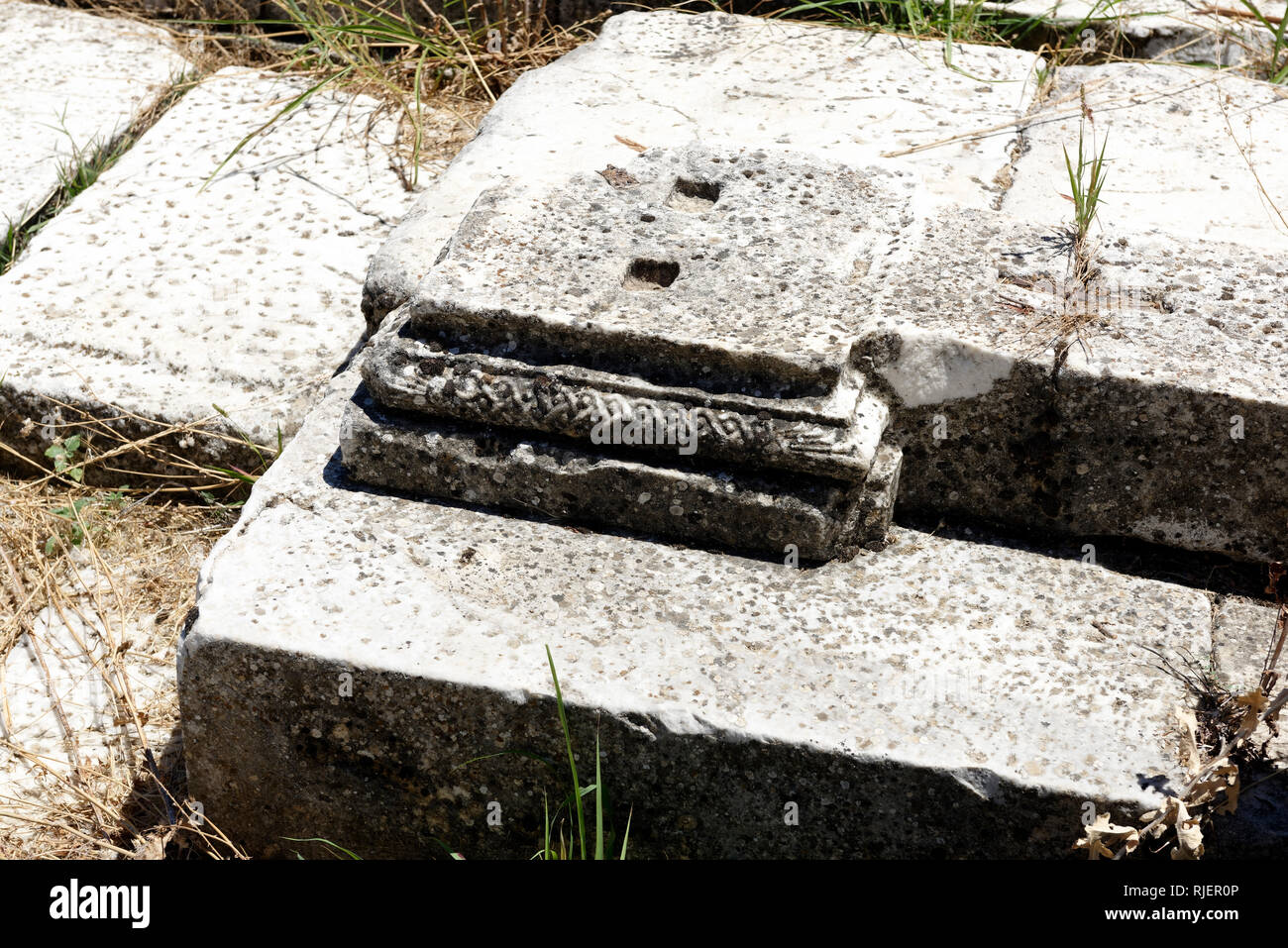 Intricate carvings of the Altar of the sanctuary of Hecate, Lagina ...