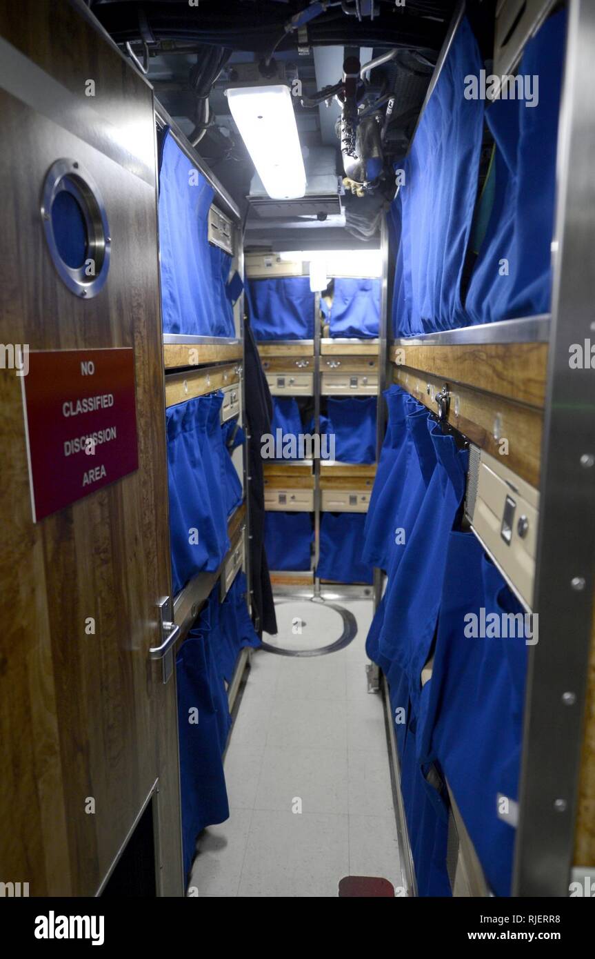 ATLANTIC OCEAN - A photo of a berthing aboard Pre-Commissioning Unit ...