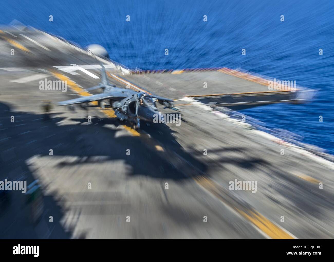 PACIFIC OCEAN (June 2, 2015) An AV-8B Harrier from the Greyhawks of ...