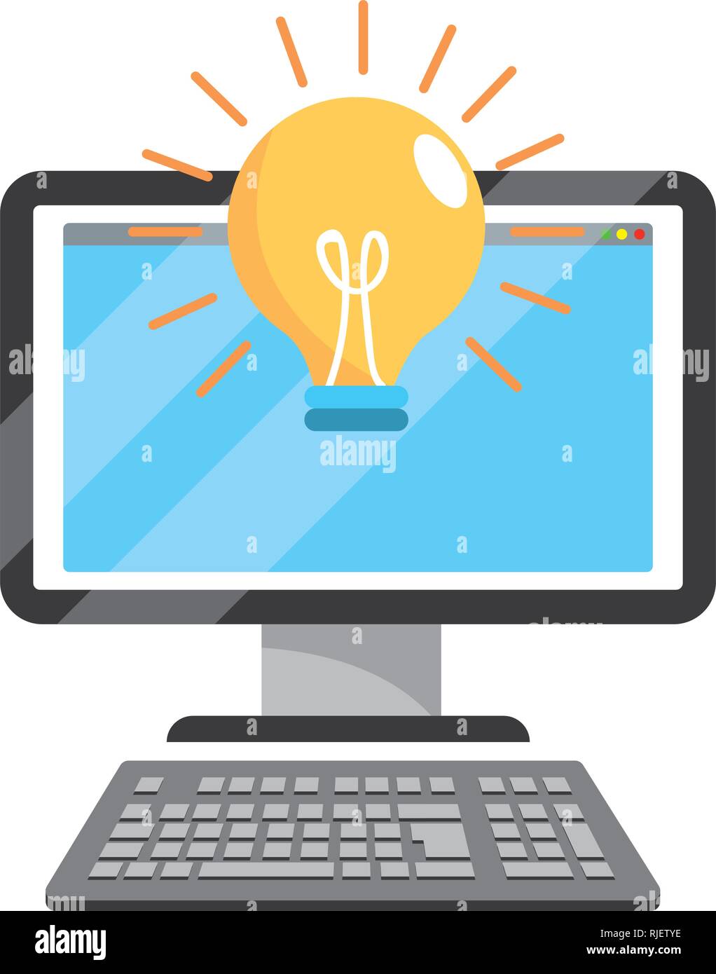 technology computer cartoon Stock Vector Image & Art - Alamy