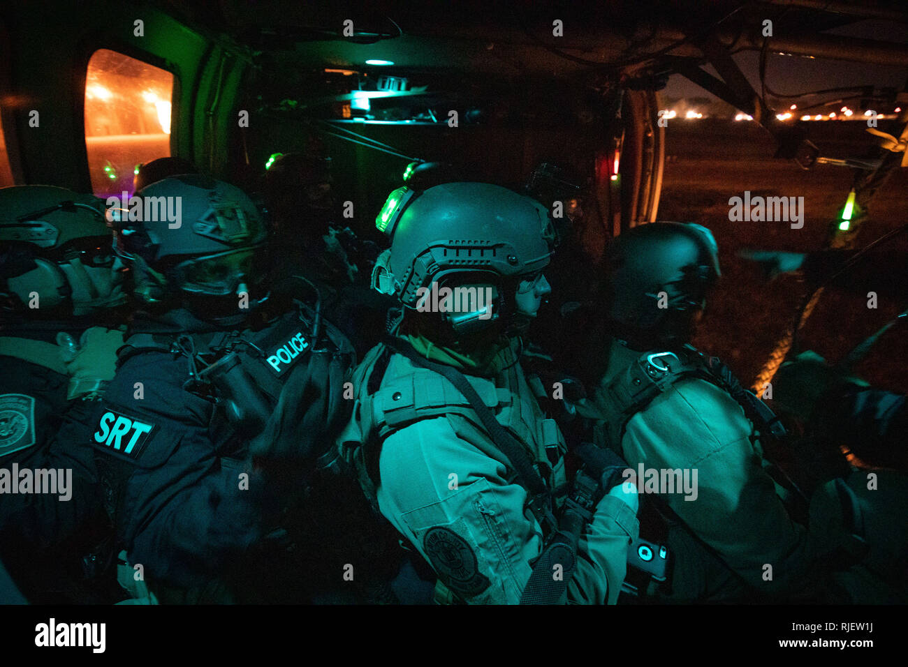 Office of field operations special response team hi-res stock ...