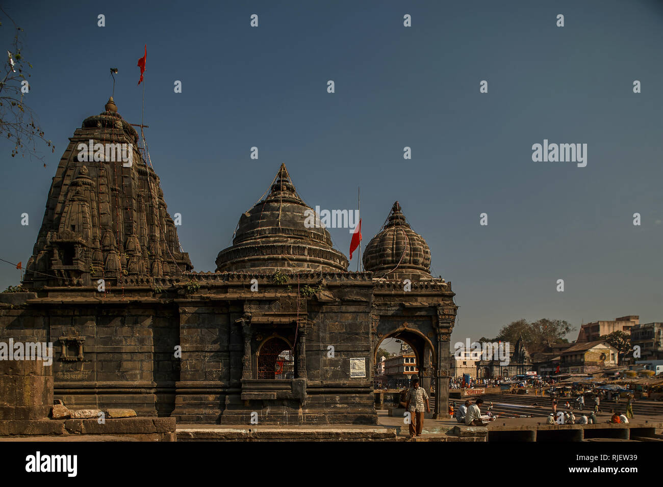 20 Feb-2007-Neelkanteshwar Mahadev Mandir, Panchavati, on Godavri river ...