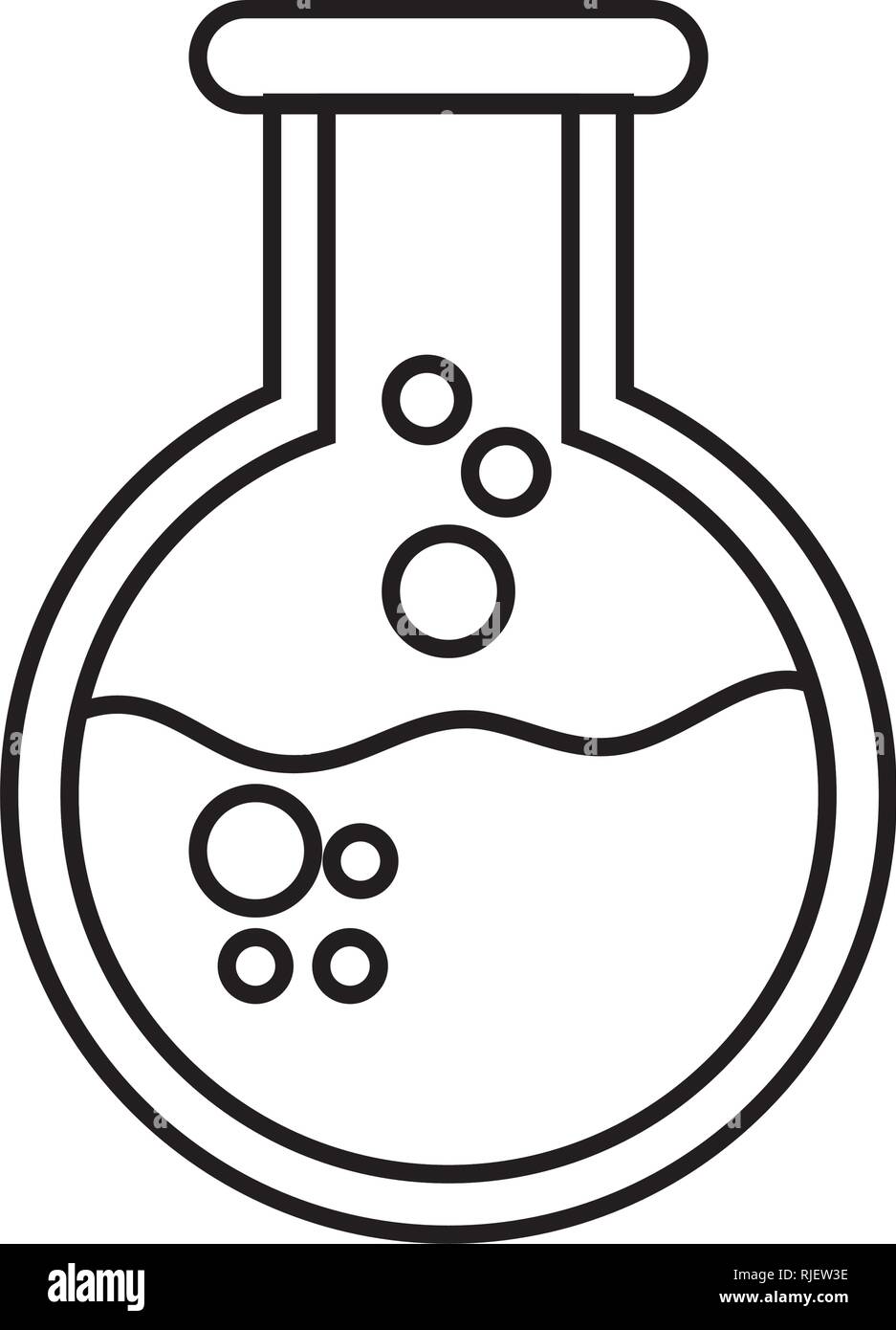 chemistry beaker cartoon Stock Vector Image & Art - Alamy