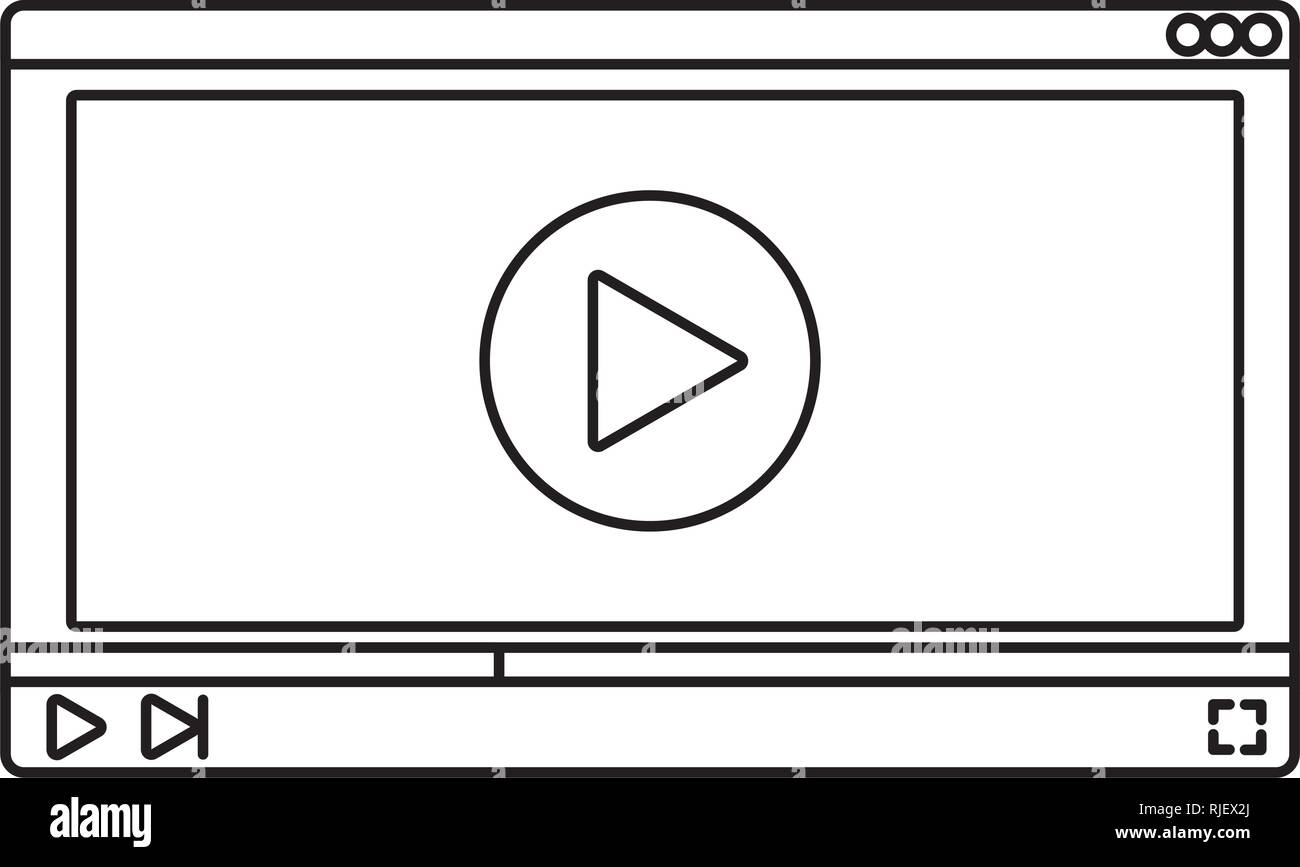 technology computer screen cartoon Stock Vector Image & Art - Alamy