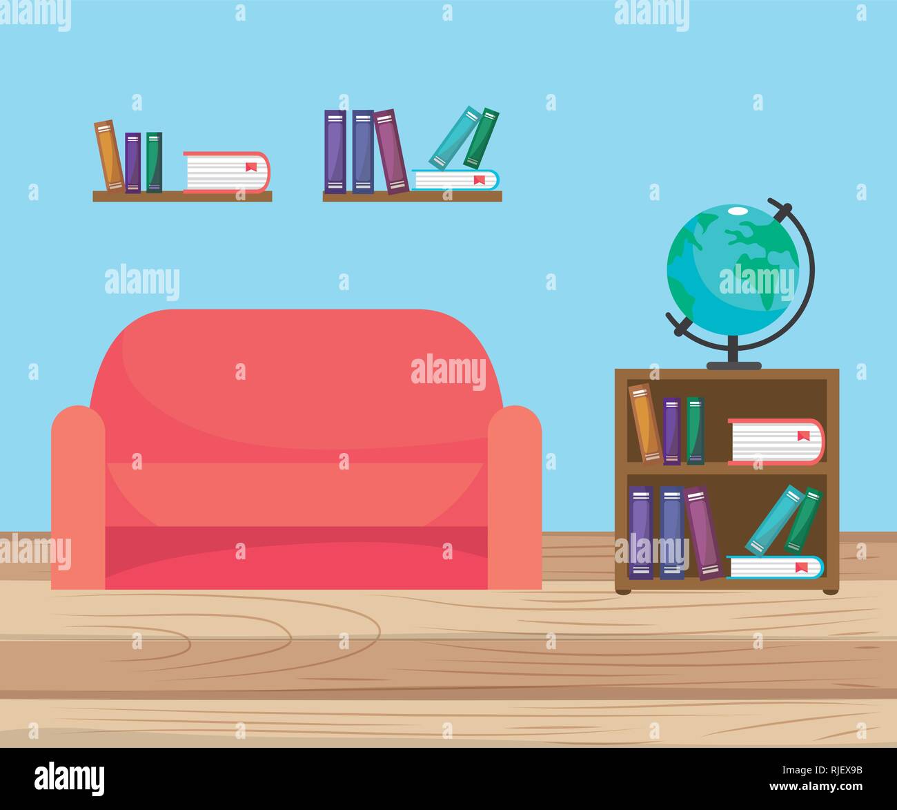 modern furniture cartoon Stock Vector Image & Art - Alamy