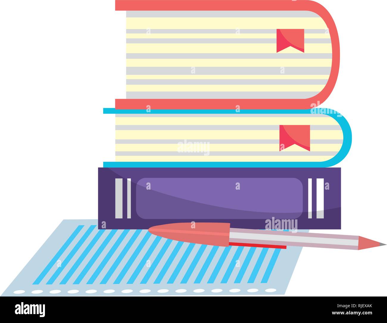 study elements cartoon Stock Vector Image & Art - Alamy