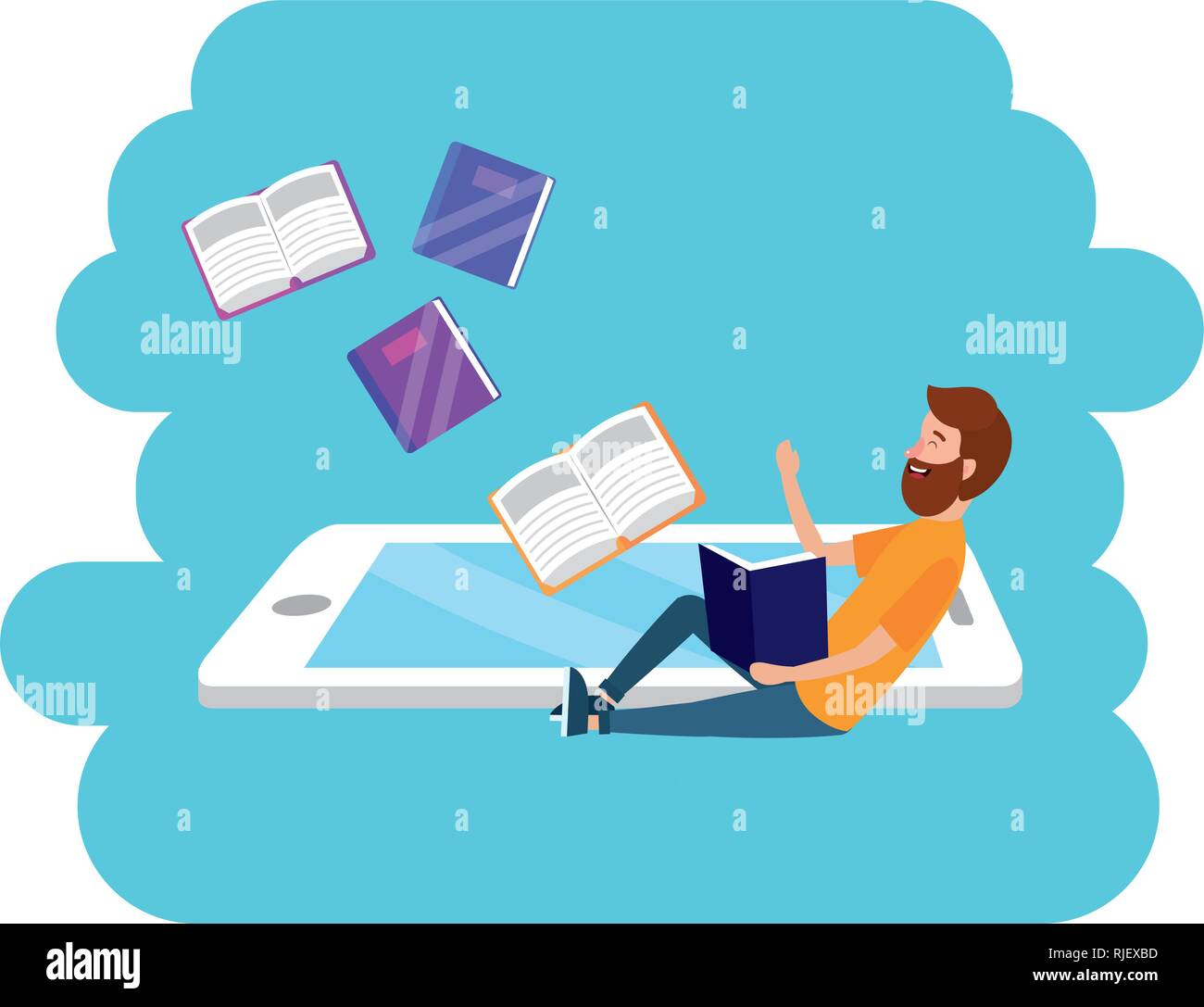 online education cartoon Stock Vector Image & Art - Alamy