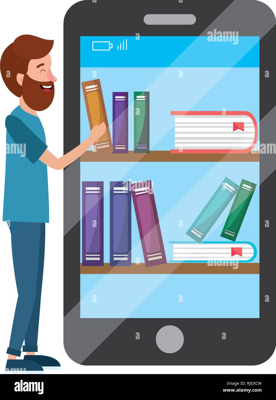 online education cartoon Stock Vector Image & Art - Alamy