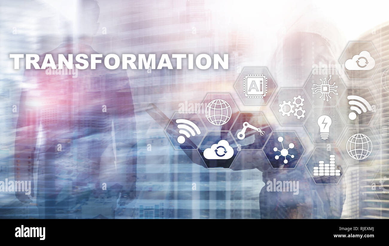 Business Transformation. Future and Innovation Internet and network ...