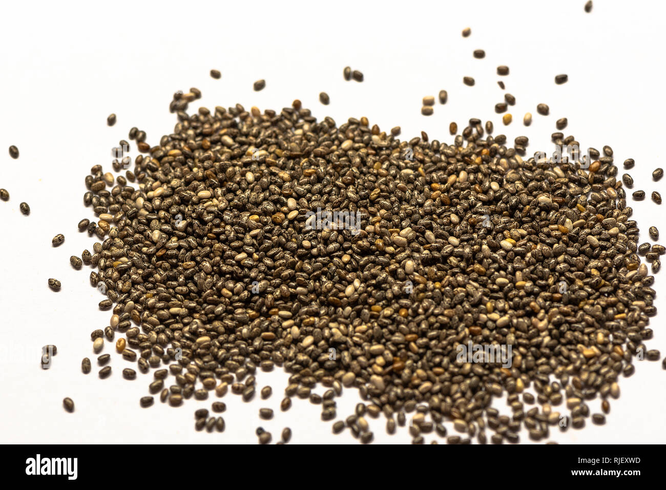 Healthy dried chia seeds for organic nutrition diet Stock Photo - Alamy