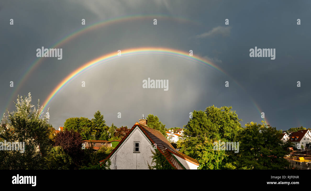 Full double rainbow hi-res stock photography and images - Alamy