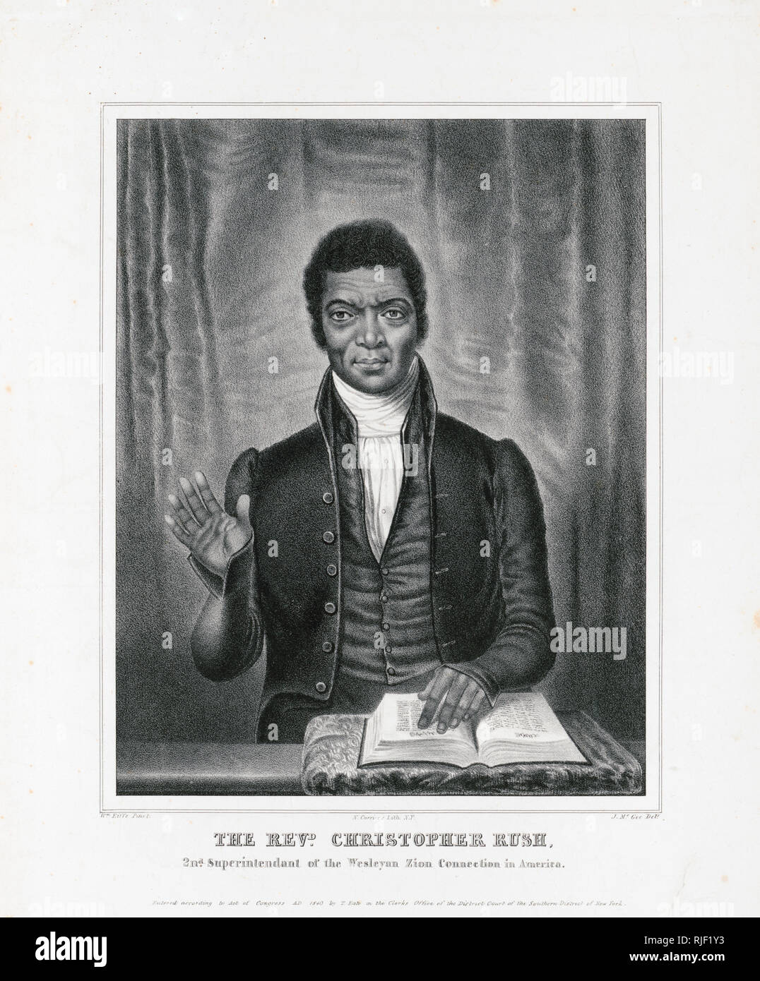 Reverend christopher rush portrait hi-res stock photography and images ...