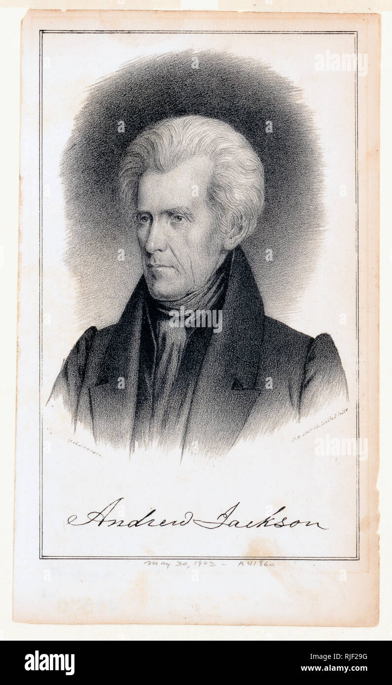 Andrew jackson portrait hi-res stock photography and images - Alamy
