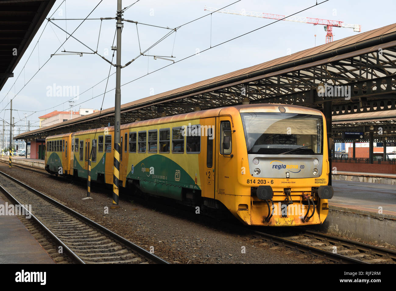 class 814 diesel multiple unit;prague main;czech republic Stock Photo ...