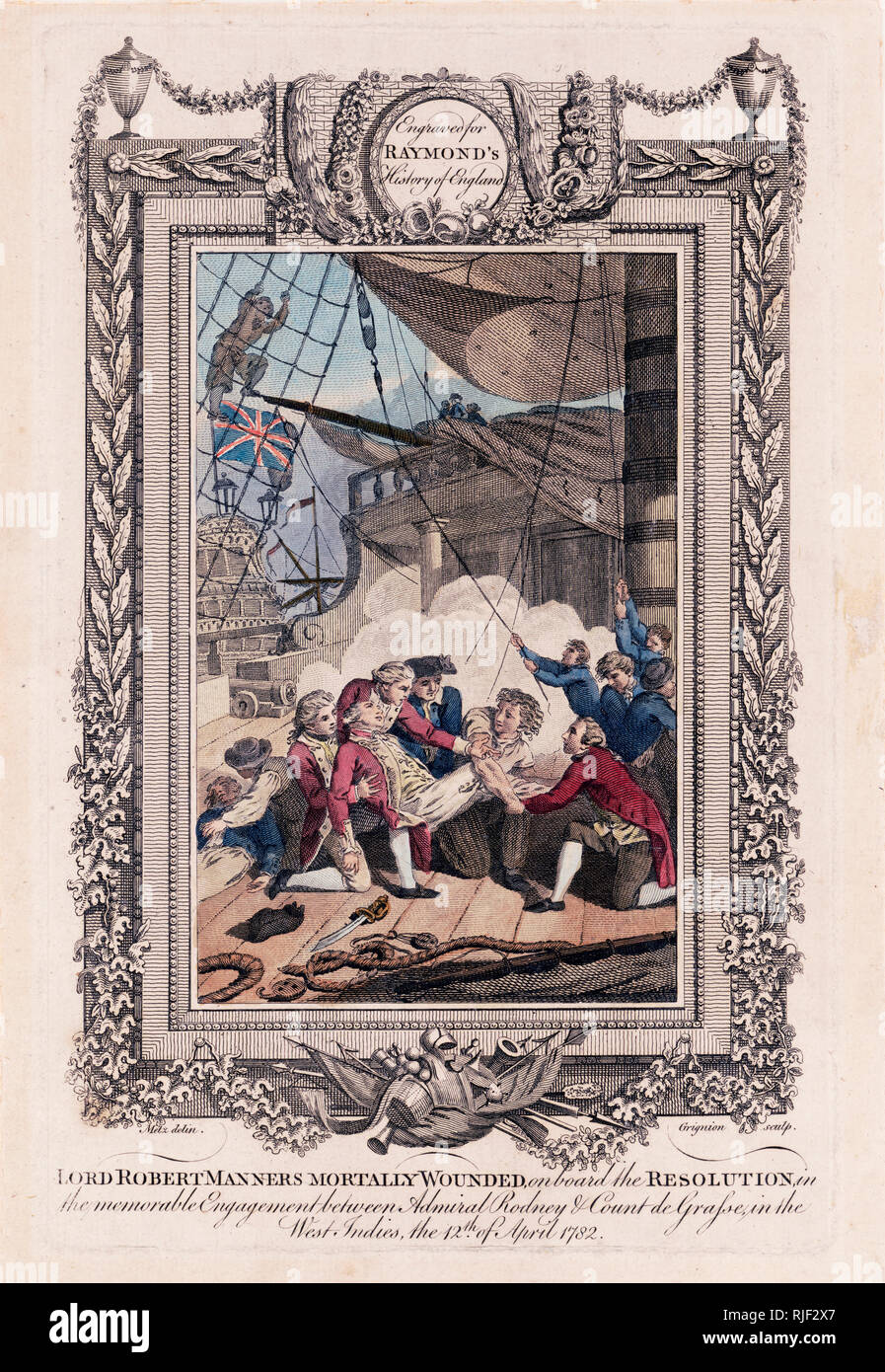 British naval officer robert manners hi-res stock photography and ...