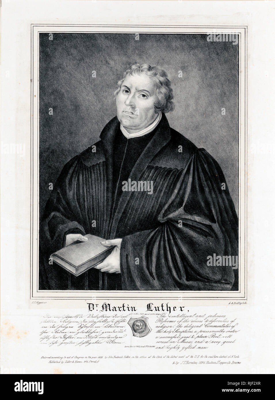 Dr. Martin Luther portrait Stock Photo - Alamy