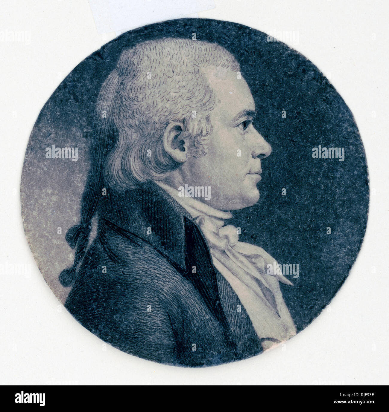 Caesar Augustus Rodney portrait ca. 1800 Stock Photo - Alamy