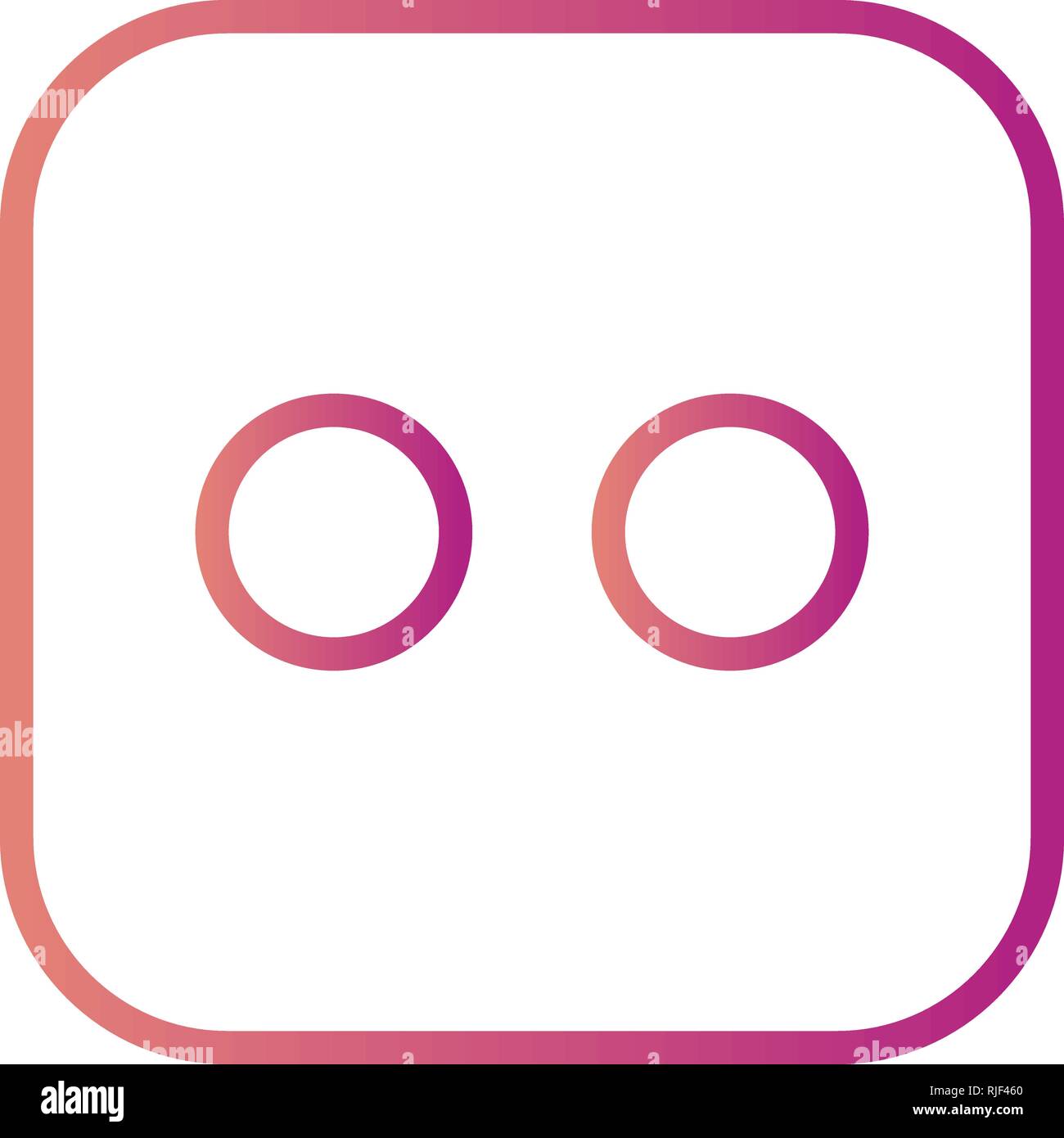 Dice Two Vector Icon Sign Icon Vector Illustration For Personal And ...