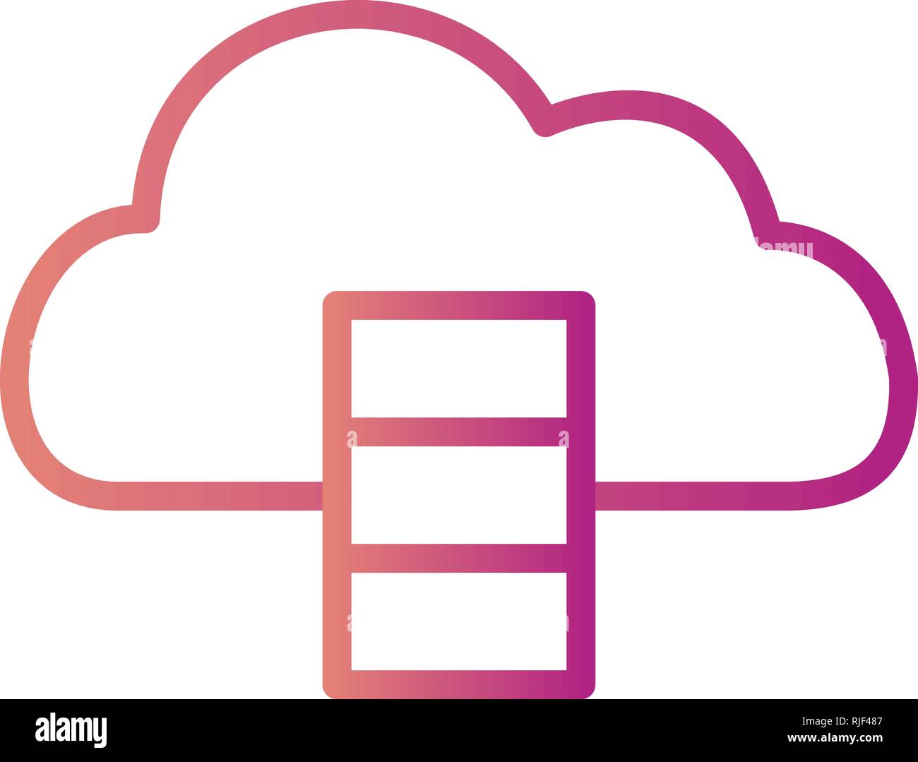 Data base Vector Icon Sign Icon Vector Illustration For Personal And ...