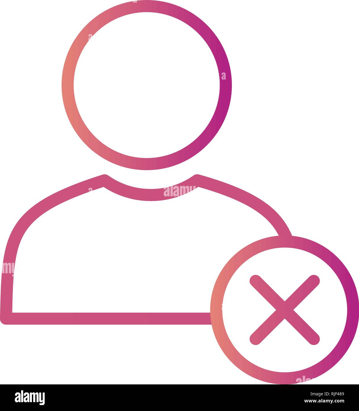 Remove User Vector Icon Sign Icon Vector Illustration For Personal And ...