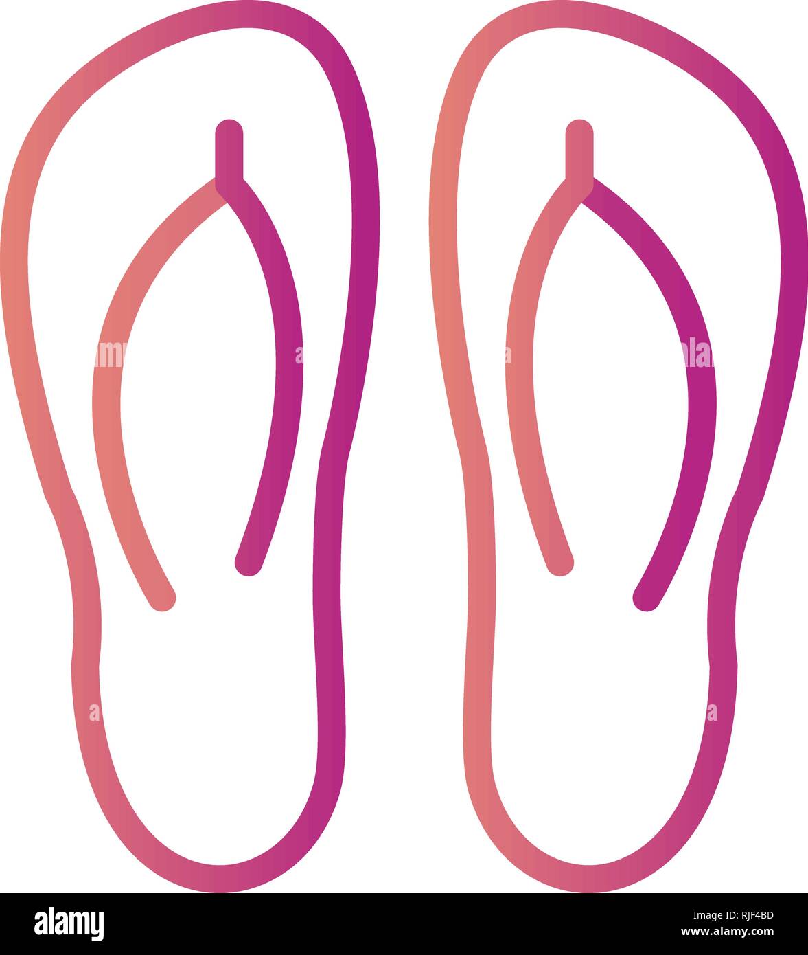 Slippers Vector Icon Sign Icon Vector Illustration For Personal And ...