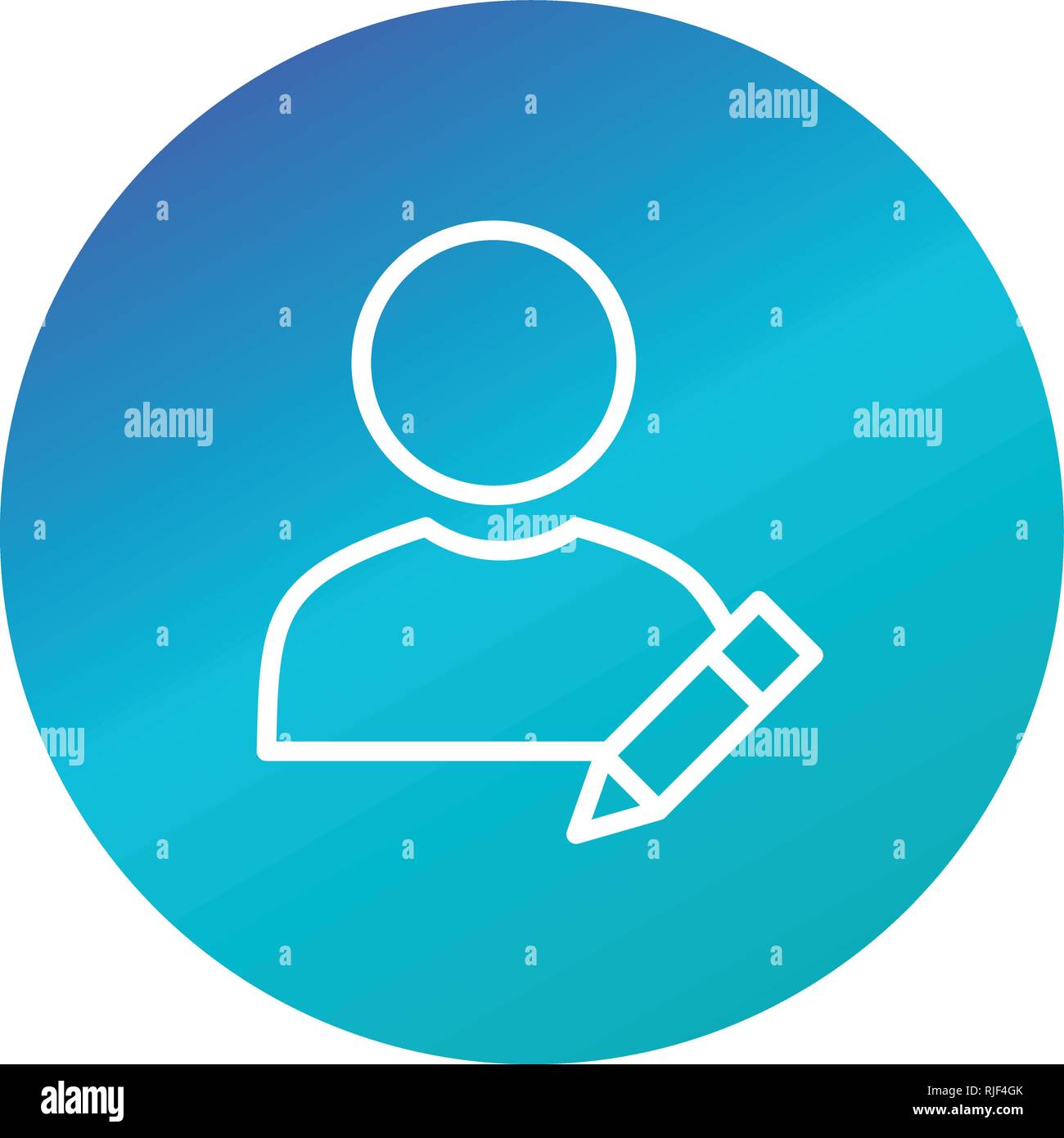 Edit Profile Vector Icon Sign Icon Vector Illustration For Personal And ...