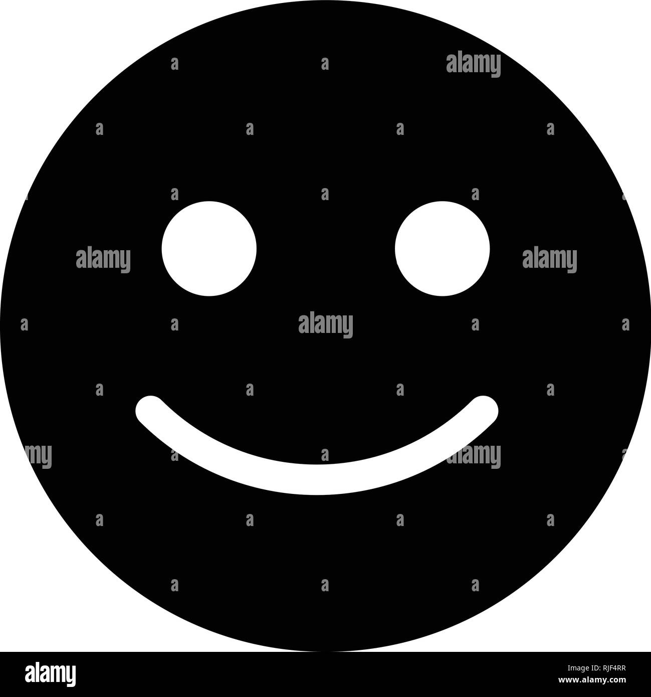 Happy Emoticon Vector Icon Sign Icon Vector Illustration For Personal ...