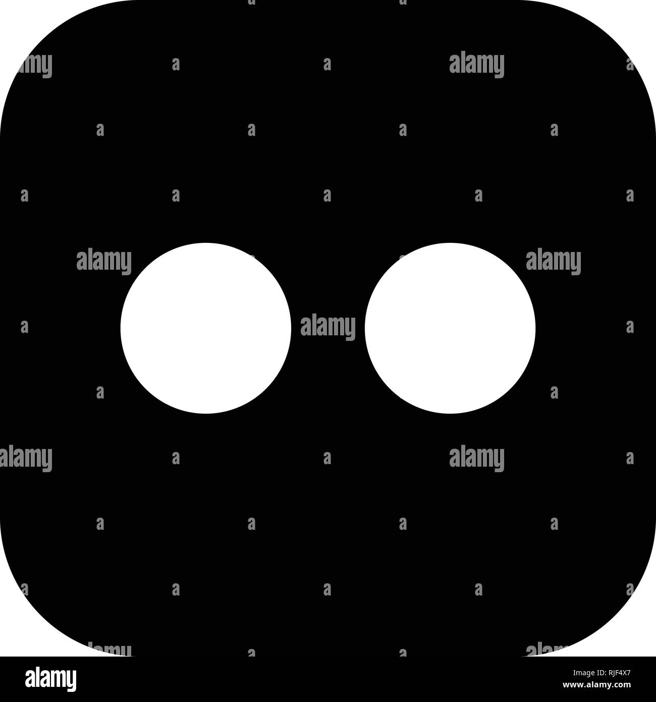 Dice Two Vector Icon Sign Icon Vector Illustration For Personal And ...