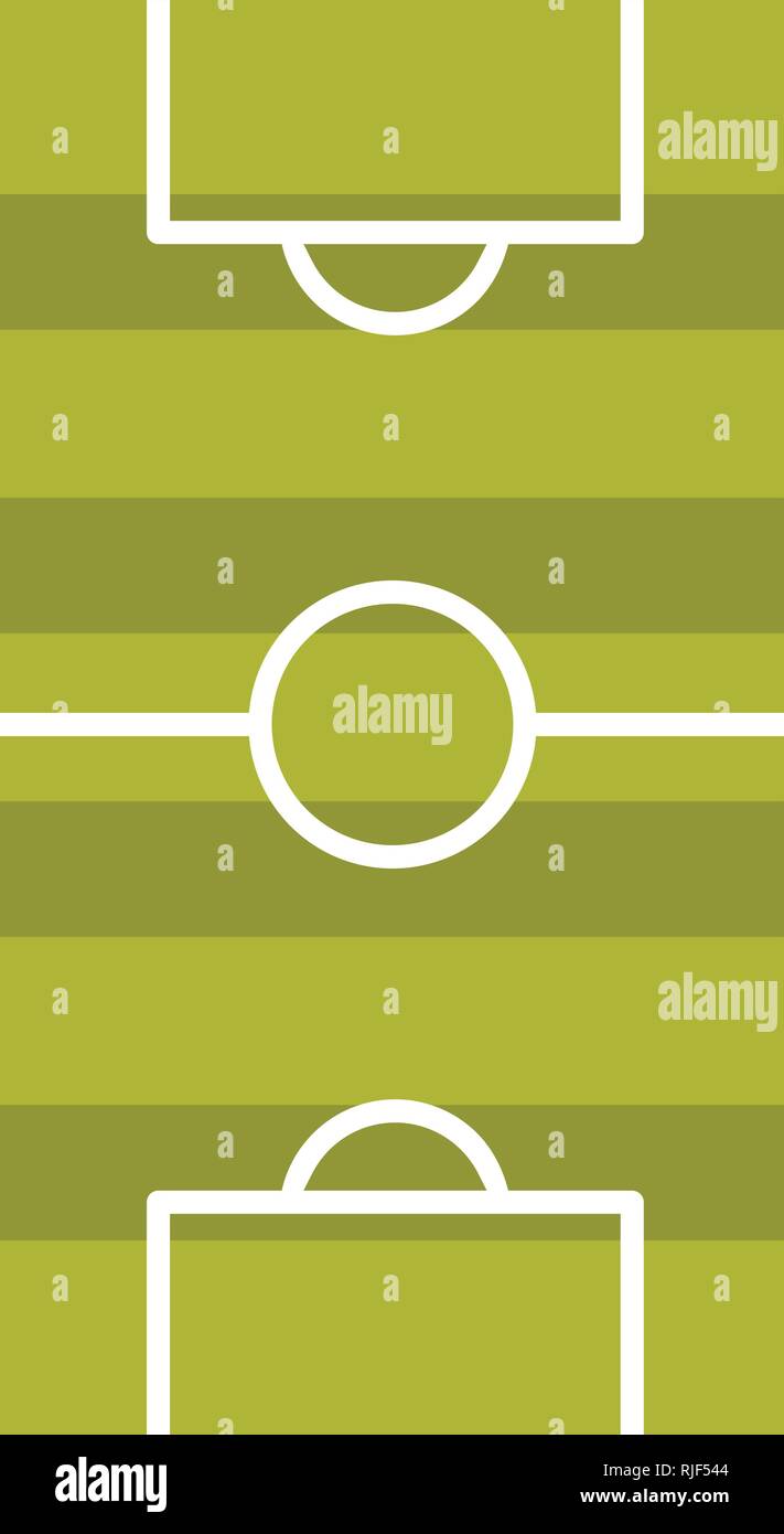 Football Field Vector Icon Sign Icon Vector Illustration For Personal ...