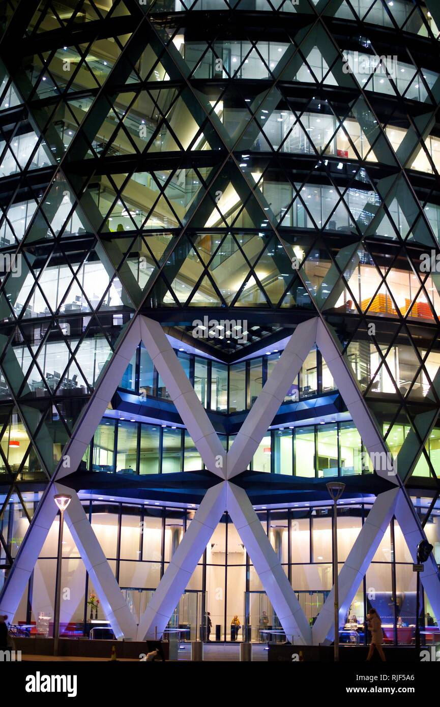 Gherkin in the city of London Stock Photo - Alamy