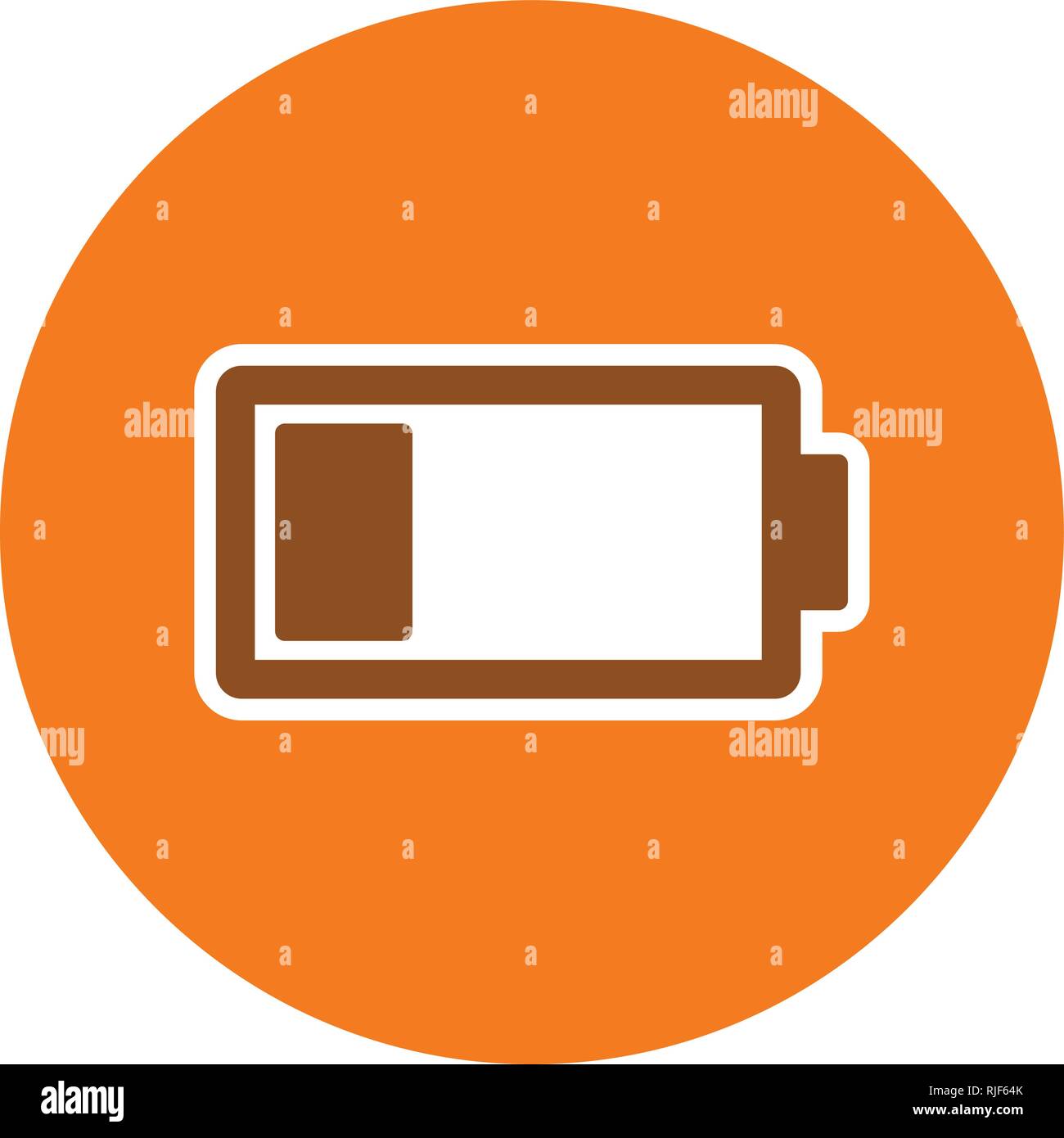 Low Battery Vector Icon Sign Icon Vector Illustration For Personal And ...