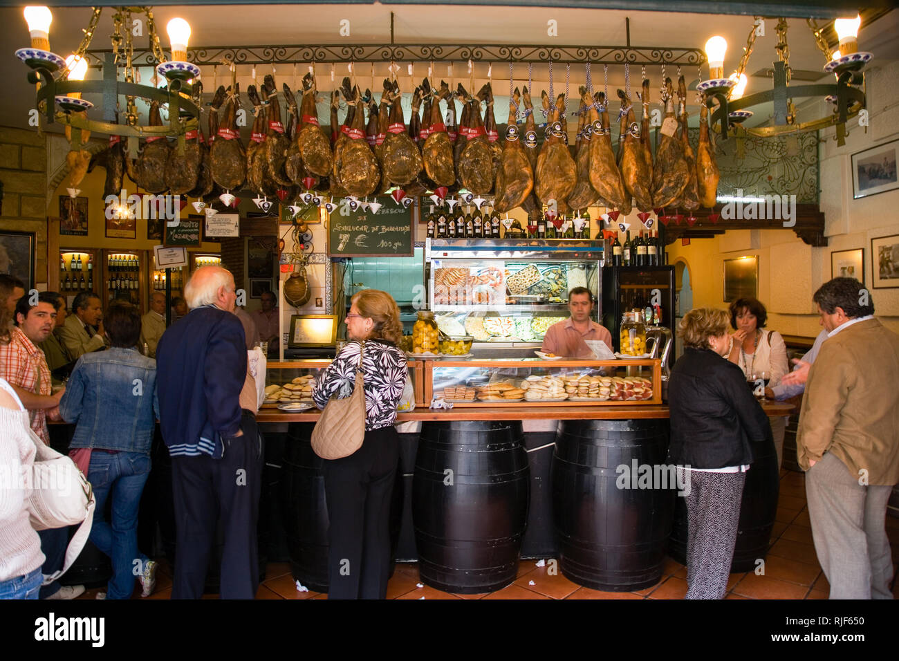Sevilla, Spain; Typical bar Stock Photo - Alamy