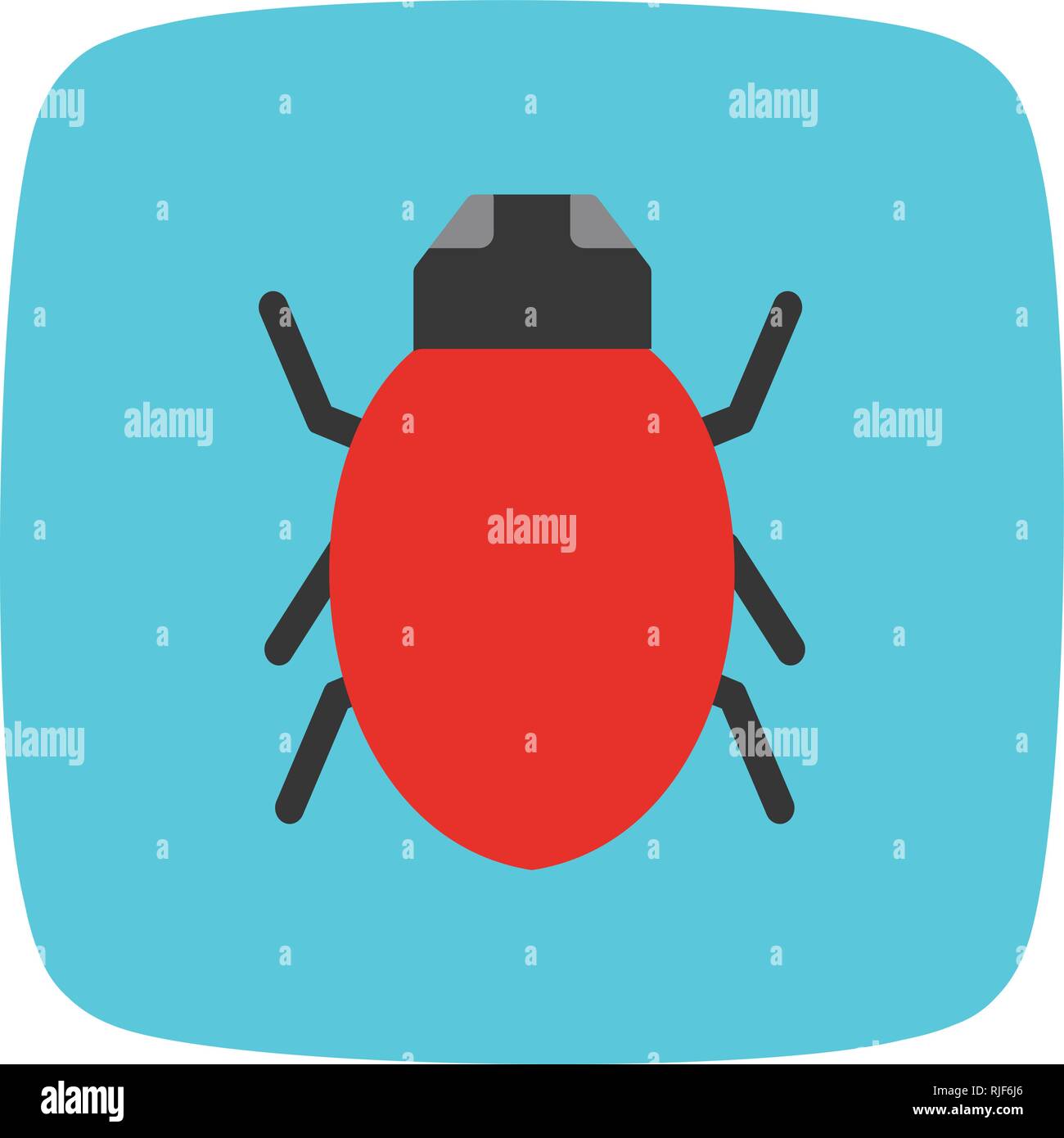 Bug Vector Icon Sign Icon Vector Illustration For Personal And ...