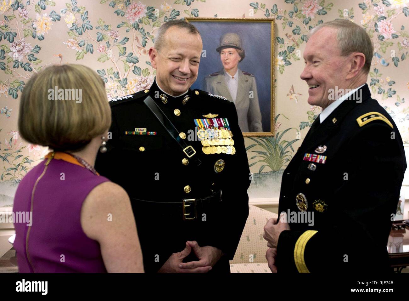 Gen. John R. Allen, Army Gen. Martin E. Dempsey, chairman of the Joint ...