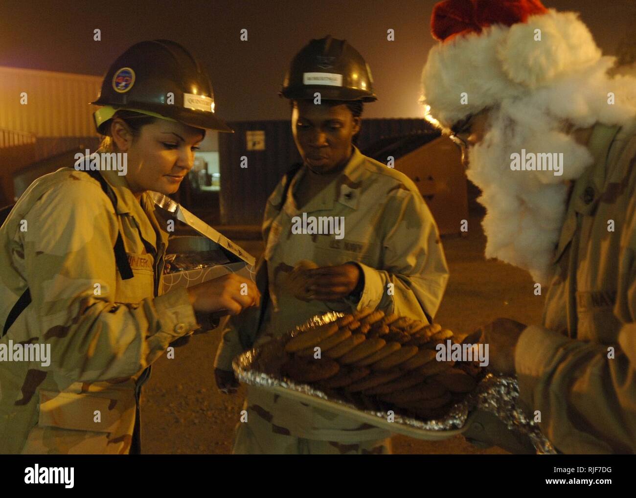 CAMP LEMONIER, Djibouti (Dec. 18, 2007) - SN Ashley Quintero and Petty ...