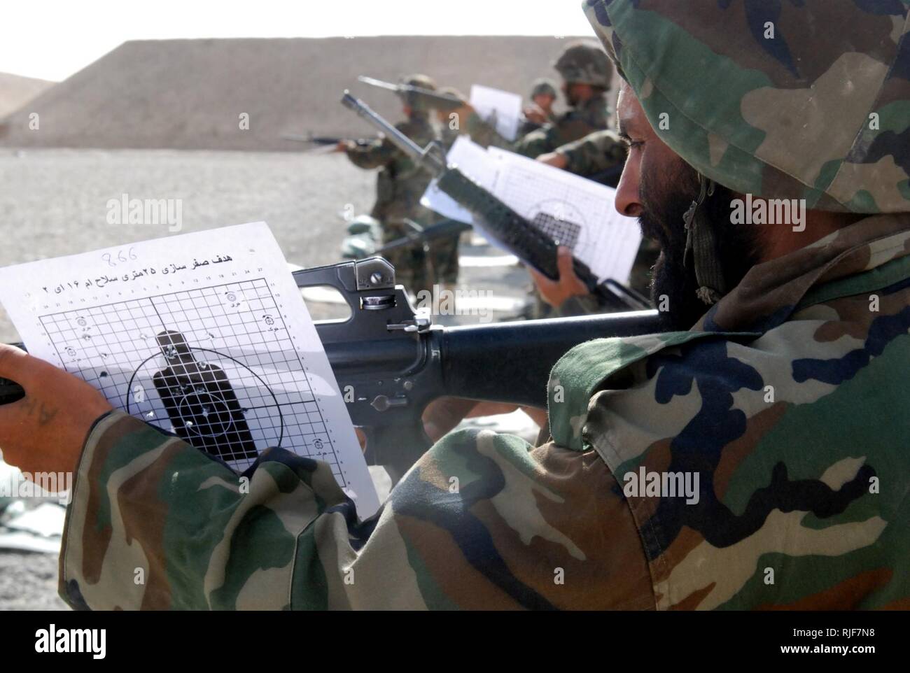 Kandahar Province, Afghanistan (July 10, 2010) – An Afghan National ...