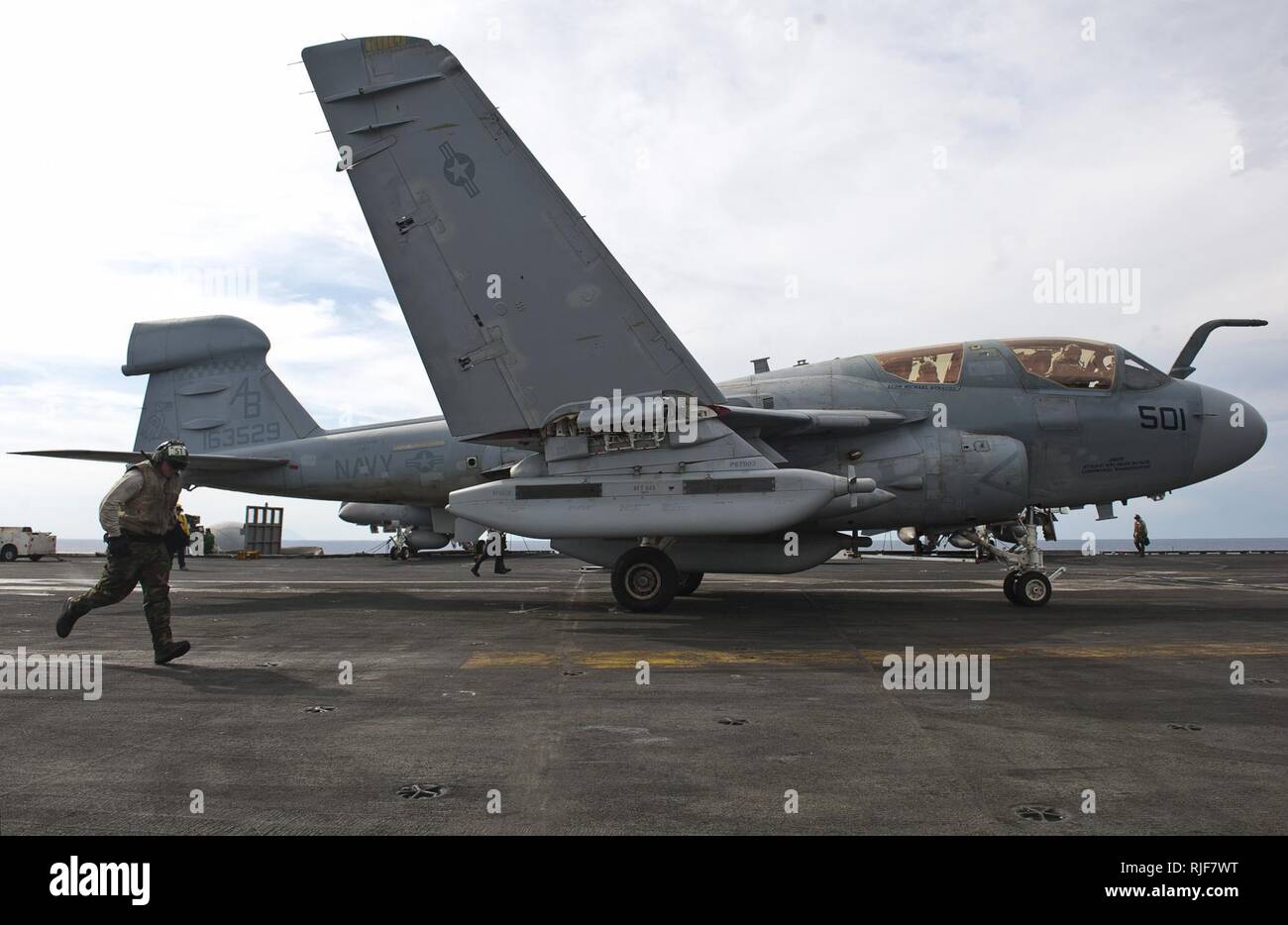 MEDITERRANEAN SEA (Oct. 15, 2012) An EA-6B Prowler assigned to the ...