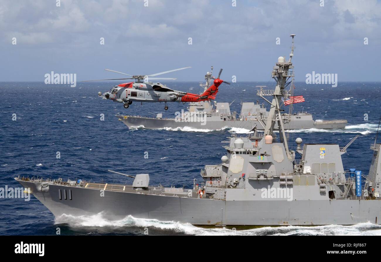 INDIAN OCEAN (July 15, 2016) An MH-60R Seahawk, attached to the ...