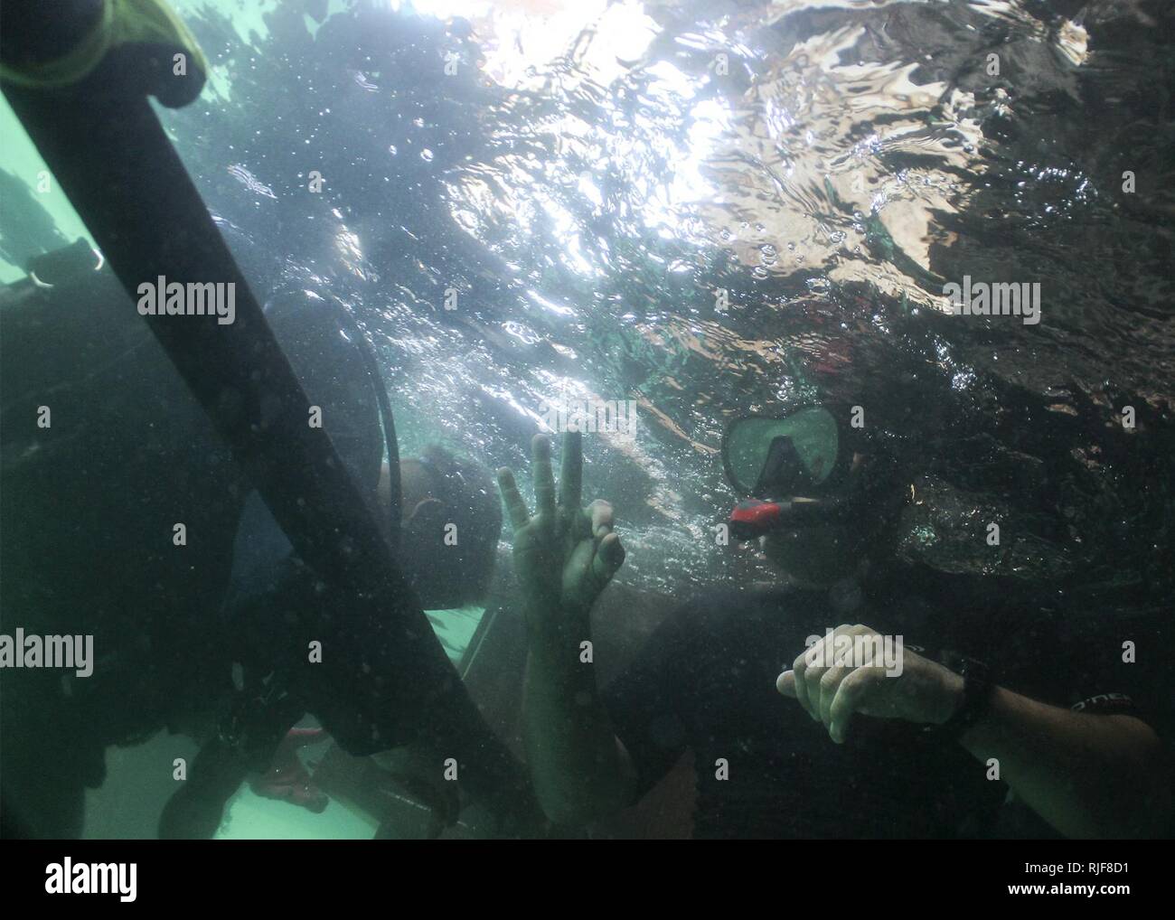 Chief Equipment Operator James Igoe from Construction Dive Detachment ...