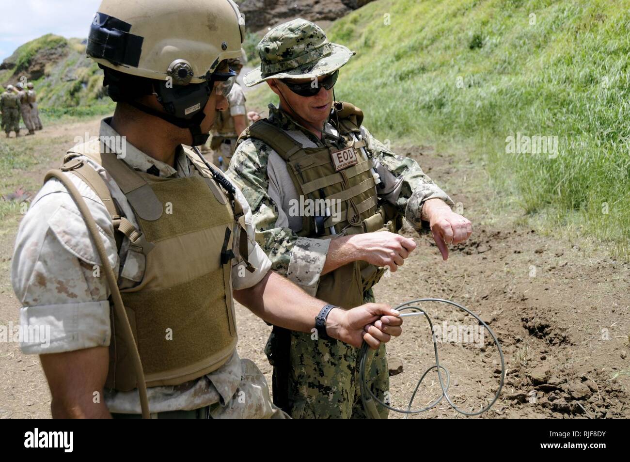 Explosive ordnance disposal team leader hi-res stock photography and ...