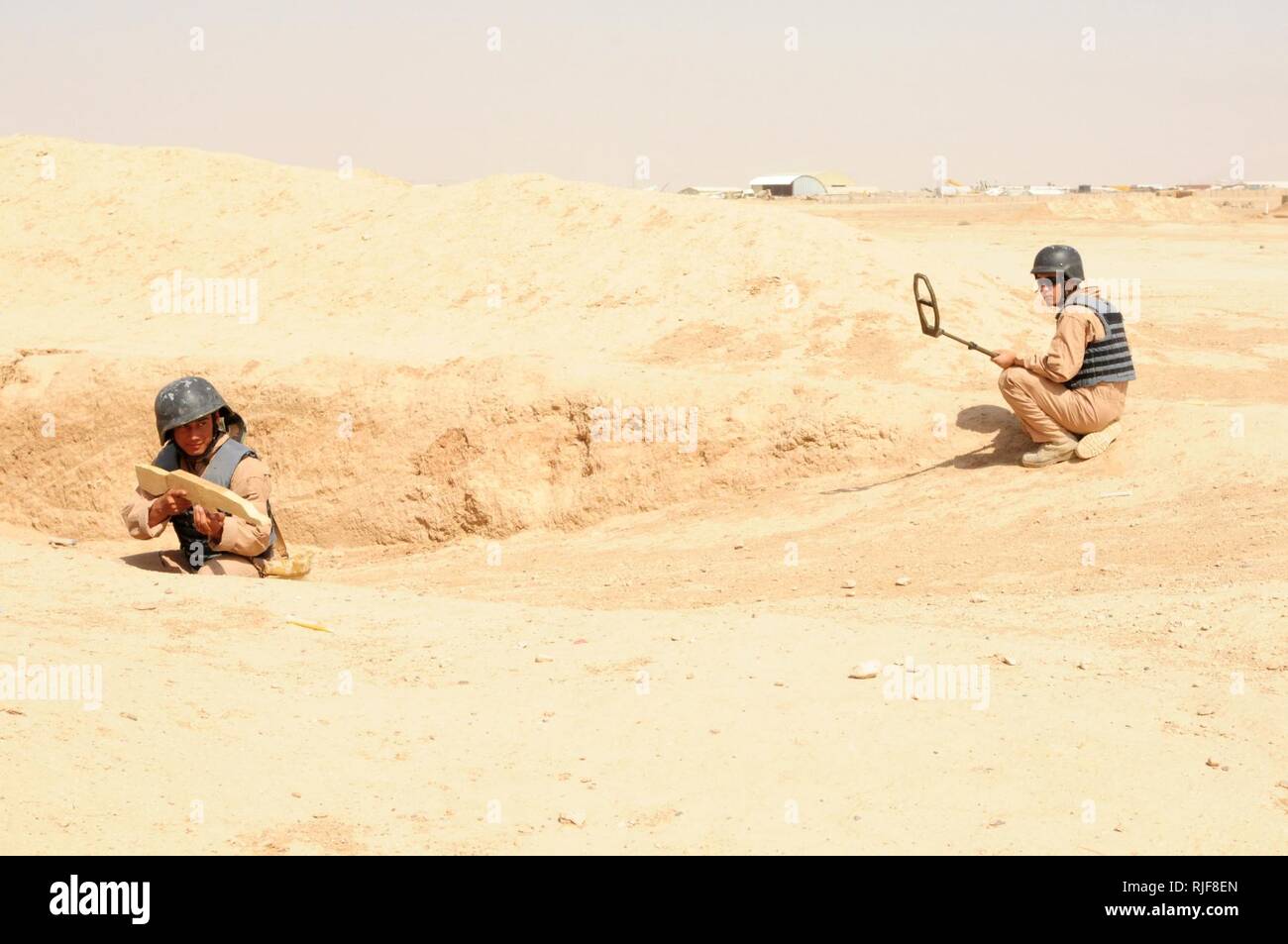 Afghan National Army soldiers participate in a training exercise as a ...