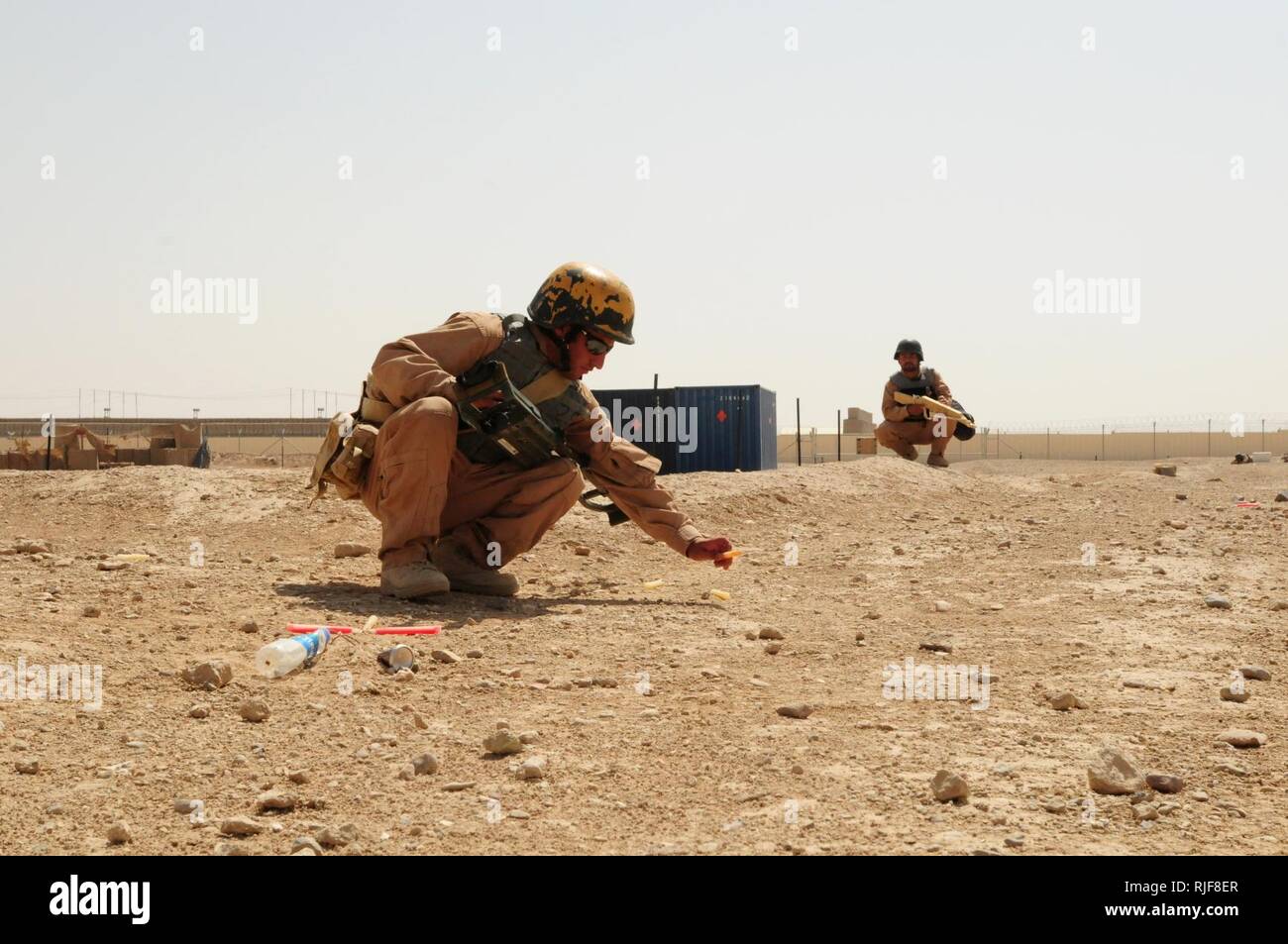 Afghan National Army soldiers participate in a training exercise as a ...